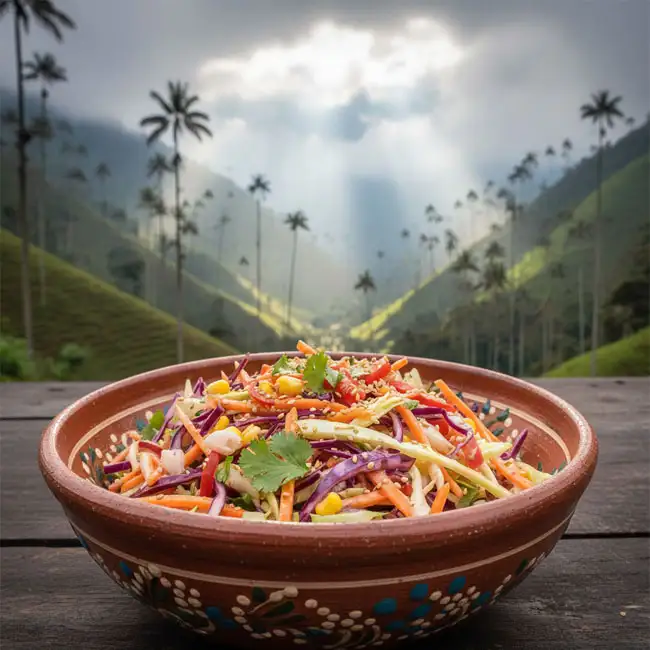 🥬🥒🥕Vegetarian Colombia Salads Recipes Full of Flavor 🌶️🍅🍄🥚